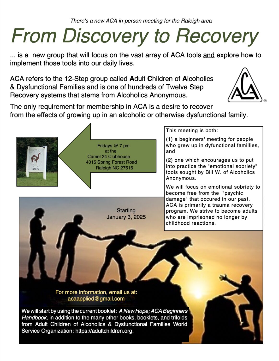 Camel Club | 12 Step Recovery Events in Raleigh NC